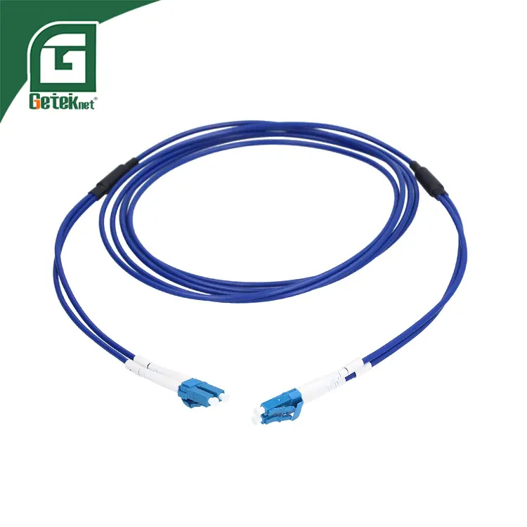 Outdoor Fiber Patch Cord LC to LC Duplex Armored Fiber Optic Patch ...