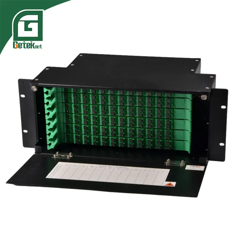 3U Optical Fiber Distribution Frame ODF Rack 19" 96 Port ODF Fiber ...