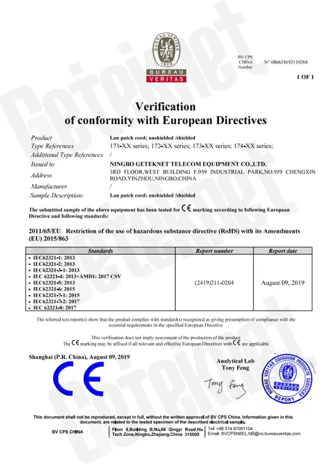 Network Cabling Solution Manufacturer - Geteknet-Network Cabling ...