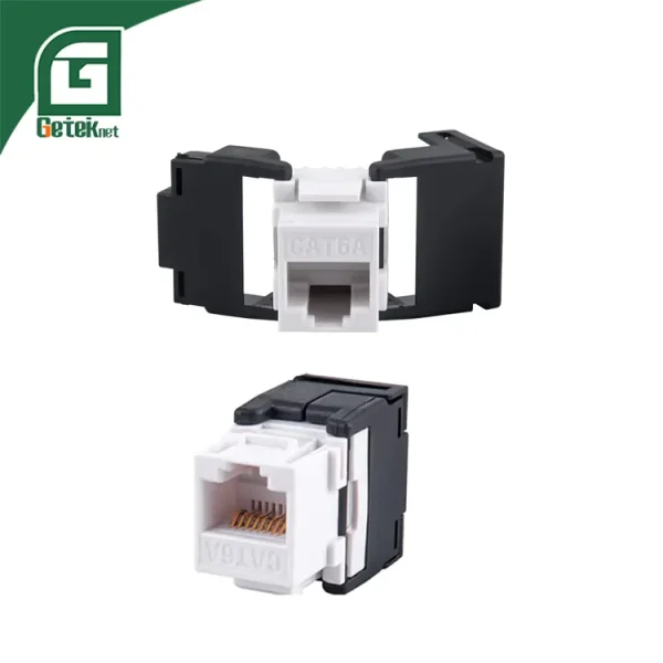 RJ45 Keystone Jack UTP Cat6 Cat6A 8P8C Modular Jack with LED - Geteknet-Network Cabling Solution ...