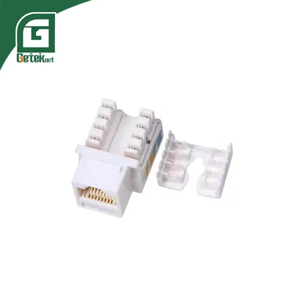RJ45 Keystone Jack UTP Cat5E Cat6 Cat6A 8P8C Modular Jack 90 Degree - Geteknet-Network Cabling ...